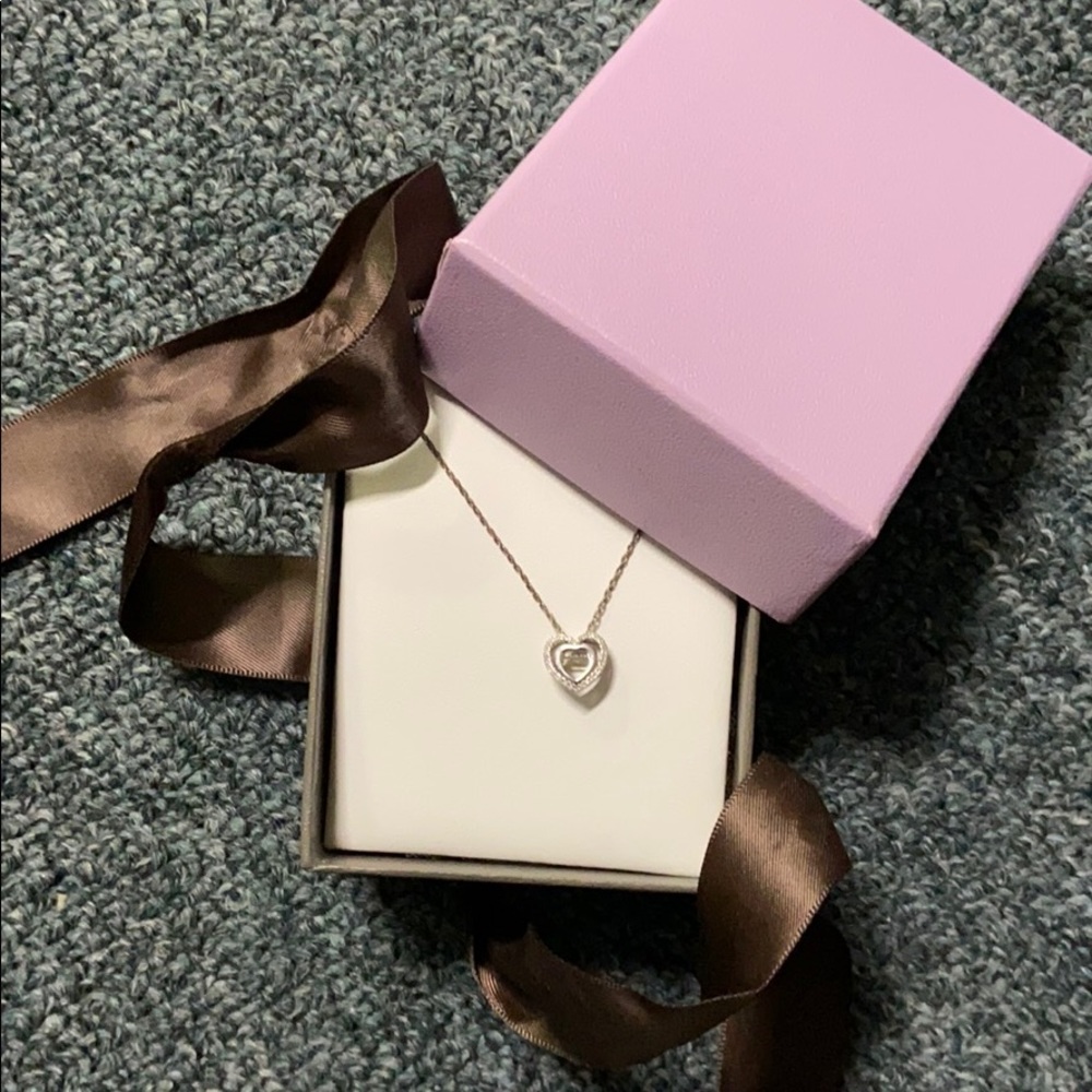 Michael Hill Floating Heart Diamond Necklace - Gem